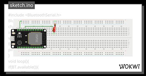 Aplicacion Led Wokwi ESP32 STM32 Arduino Simulator