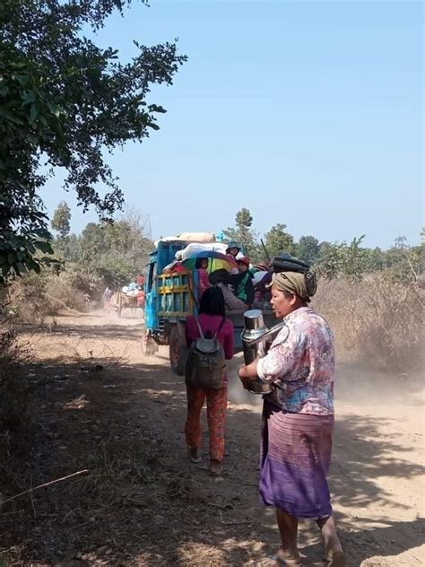 မင်းကင်းတွင် စစ်တပ်က အင်အားအလုံးအရင်းဖြင့် ထိုးစစ်ဆင်ရန် ပြုလုပ်နေခြင်းကြောင့် ကျေးရွာ ၄ရွာရှိ ပ