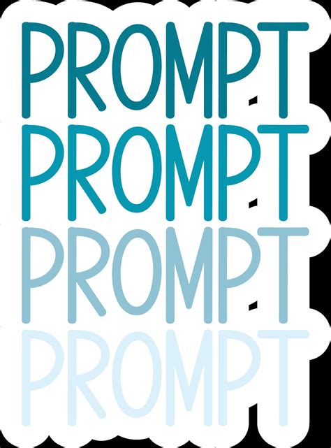 Prompt Fading In Blue Svg Cut File Etsy