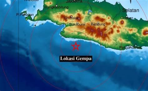 Gempa Bumi Terkini Kota Sukabumi Diguncang Gempa Magnitudo 47 Terasa
