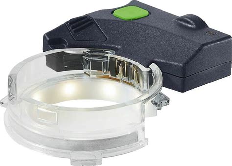 Perfektes Licht perfekte Arbeit Neue Oberfräse OF R von Festool mit guter Ausleuchtung