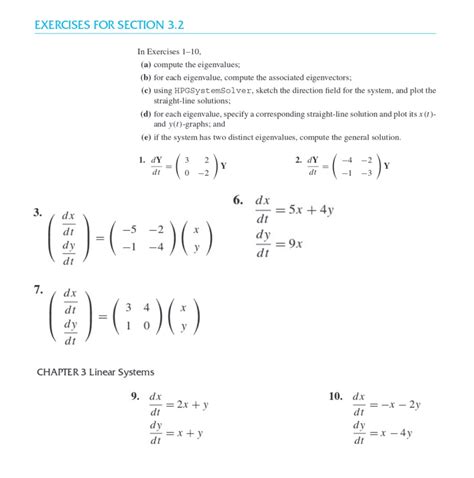 solved exercises for section 3 2in exercises 1 10 a