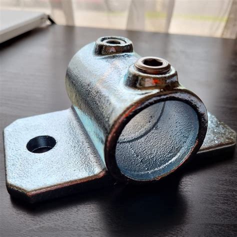 Side Mount Upright Support For Galvanised Pipe Interclamp Code 246 Au