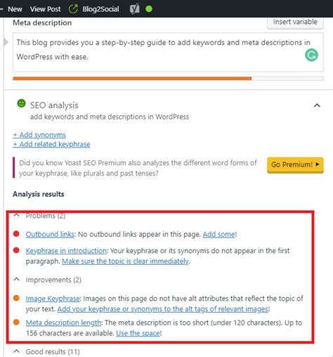 How To Add Keywords And Meta Descriptions In WordPress LTHEME