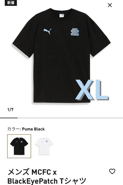 マンチェスターシティ ブラックアイパッチ Tシャツ Puma メルカリ