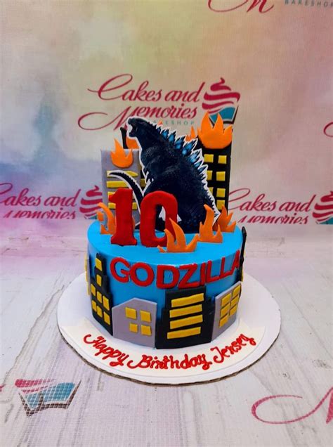 Godzilla Cake 1104 Cakes And Memories Bakeshop