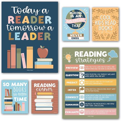 Hadley Designs Motivational Reading Posters For Classroom