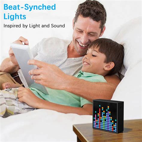 Divoom Timebox Evo Pixel Art Bluetooth Speaker With 16x16 Led Animation Display App Control
