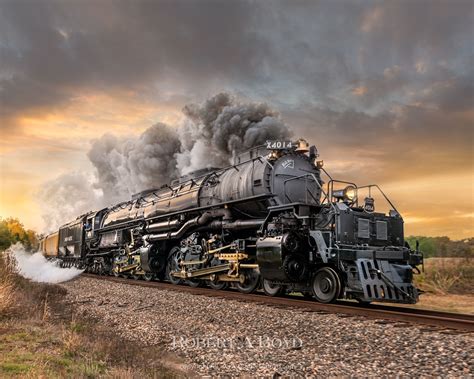 Big Boy steam locomotive No. 4014. Robert A. Boyd Fine Art and LDS Temples