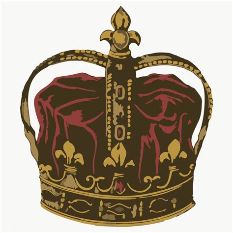 Free Vectorized Vintage Crown Design Element Free Transparent Png Nohat Cc