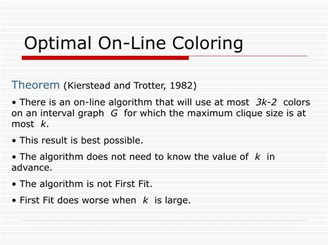 Ppt First Fit Coloring Of Interval Graphs Powerpoint Presentation Free Download Id7850