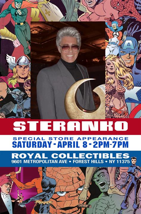 Jim Steranko Signing At Royal Collectibles April 8th 2023 Royal