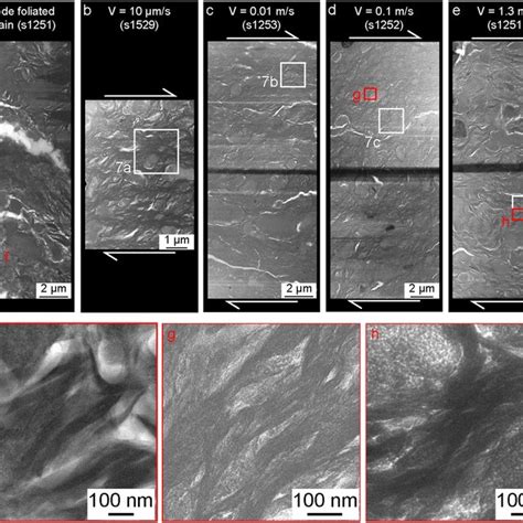 Nanoscale Imaging Of The Fib Sem Foils Sampled Outside And Inside The