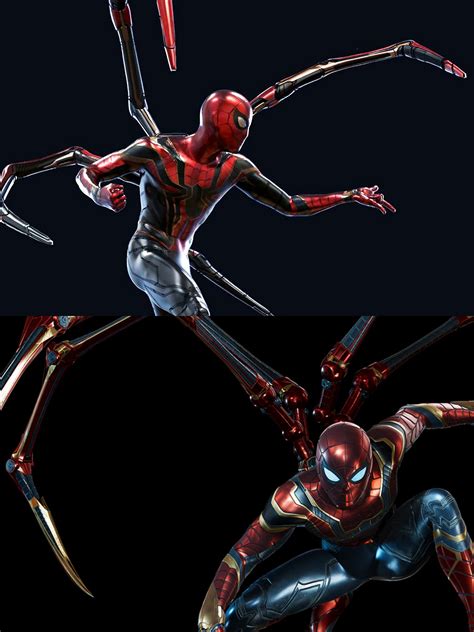Fun Fact The Spider Legs Colors On The Iron Spider Suit Mcu Were