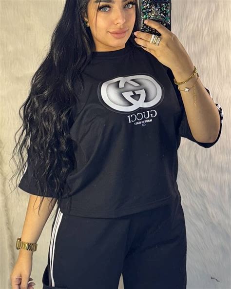 Lilly Brand ‎موديل سوت جوتشي بشرايط اديداس 😍 💥2قطعة💥 تيشرت اوفر سايز