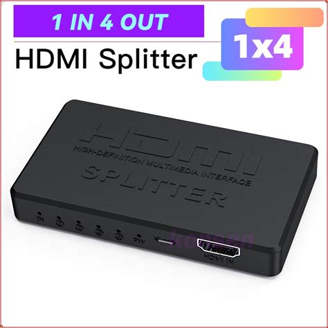 K Hdmi Splitter X Hdmi Distributor Splitter In Out Hdmi Splitter