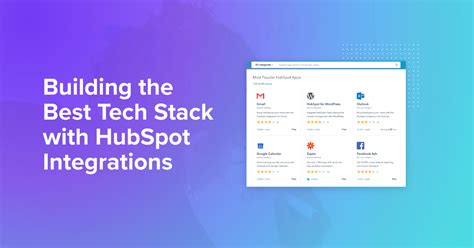 building the best tech stack with hubspot integrations