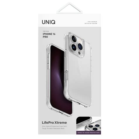 Uniq iPhone 16 Pro Max LifePro Xtreme KapakŞeffaf | Troyestore