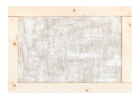 Premium Photo Back Side Of Canvas Stretched Over Wooden Frame
