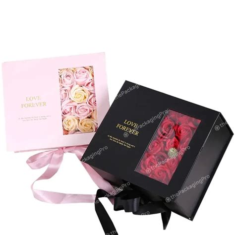 Wholesale Flower Box Preserved Rose Floral Square T Boxes For