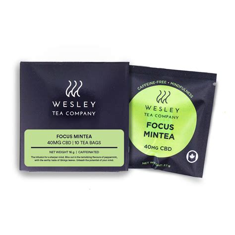 Focus Mintea 40mg Cbd Wesley Tea