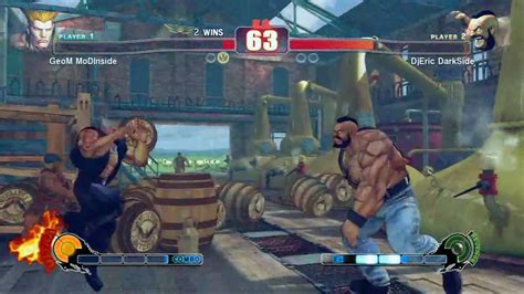 GeoM MoDInside Guile Vs DjErick DarkSide Zangief 10 Avi YouTube