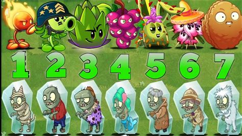 PvZ Challenge All Plants With Plant Food VS Team Frozen Imp Zombies Who Will Win YouTube