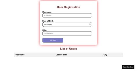 Reactassignment6 Codesandbox Reactassignment6 Codesandbox