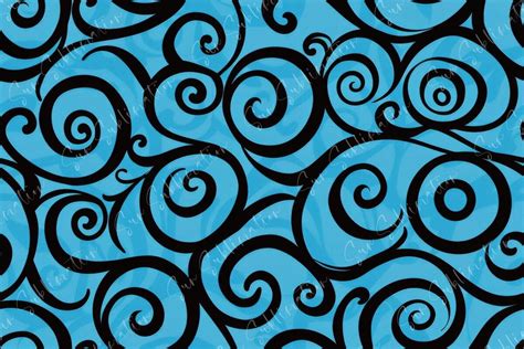 Swirling Blue S Seamless Pattern Graphic By Sun Sublimation · Creative Fabrica