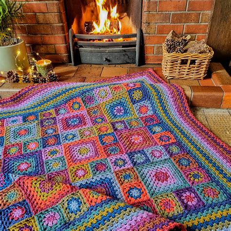 Ravelry Fireside Blanket Pattern By Lucy Of Attic24