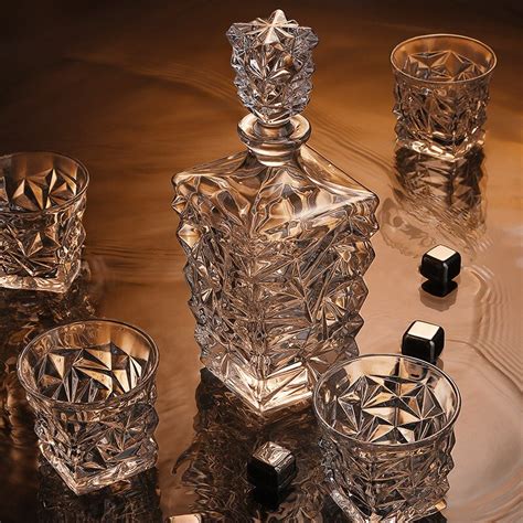 Whiskey Bottle Empty Bottle Crystal Glass Wine Hou Vicedeal