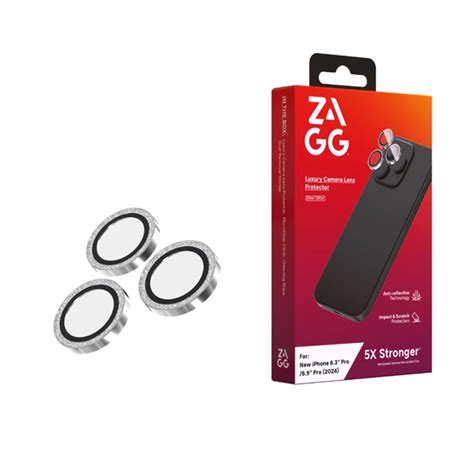 Zagg Luxury Camera Lens Protector Silver Glitter Inboxph