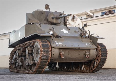 Theres A Twin Cadillac V8 Powered Stuart M5a1 Tank For Sale
