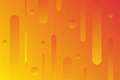 Orange And Yellow Abstract Rounded Shapes Background 681183 Vector Art At Vecteezy