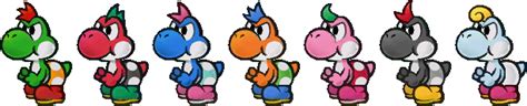 Favorite Yoshi Color Ttyd Rpapermario