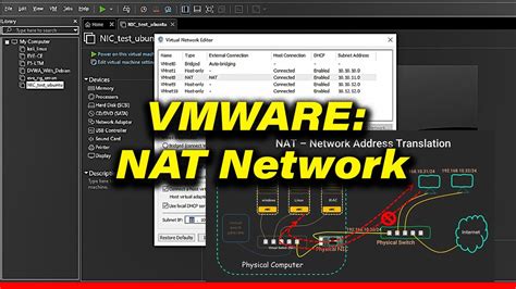 How To Configure Nat Network In Vmware Workstation Vmware Bridge Nat Host Only Part 02 Youtube