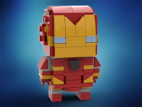 Lego Moc Iron Man Mk 50 Brickheadz By Ant0noo Rebrickable Build