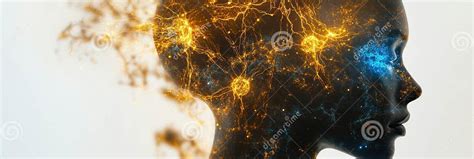 Complex Neural Connections And Glowing Synapses Showcase Artificial Intelligence Within A Human