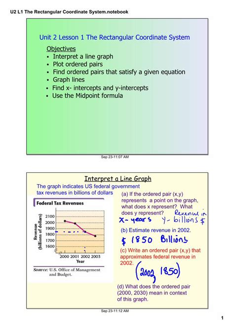 pdf unit 2 lesson 1 the rectangular coordinate system€¦ · u2 l1 the