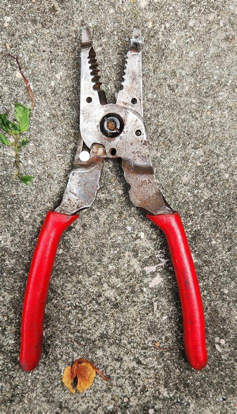 Snap On Red Wire Strippers Mercari