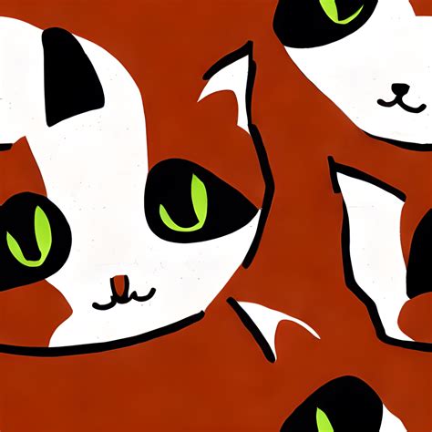 Adorable Calico Cats Full Body Pattern · Creative Fabrica