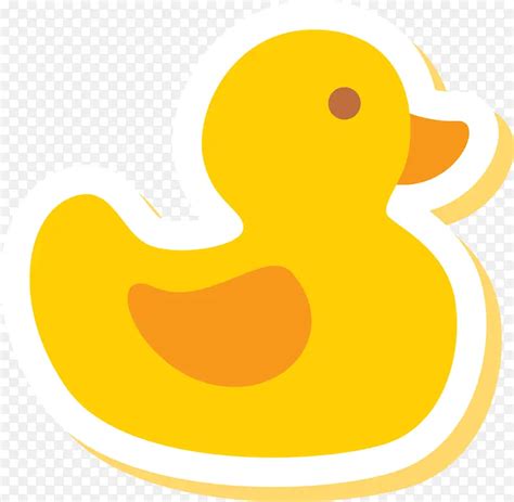 黄色扁平小黄鸭贴纸png图片素材下载图片编号yndkglly 免抠素材网