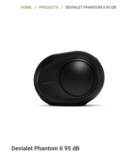 Devialet Phantom Ii 95db Audio Soundbars Speakers And Amplifiers On