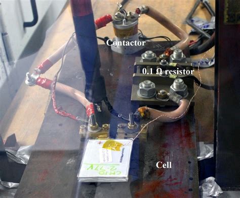 external short circuit test setup download scientific diagram