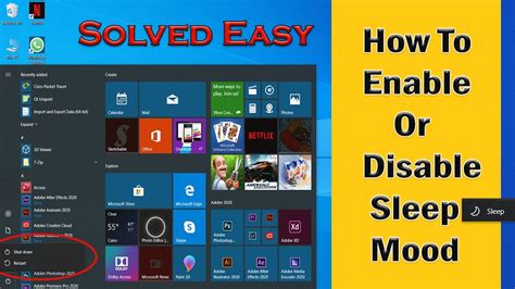 How To Enable And Disable Sleep Mode In Windows 10 8 7 Easily YouTube