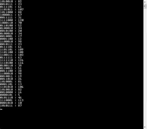 Arrays Visual C Mapeo De 7 Bits