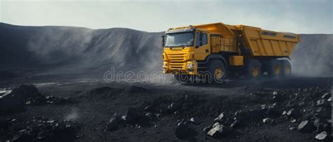 Yellow Coal Mining Truck Highly Detailed And Realistic Concept Design