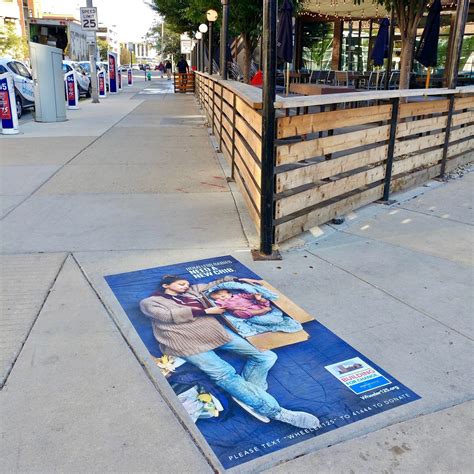 Xxl Sidewalk Decals Impress In Indianapolis — Gosidewalk