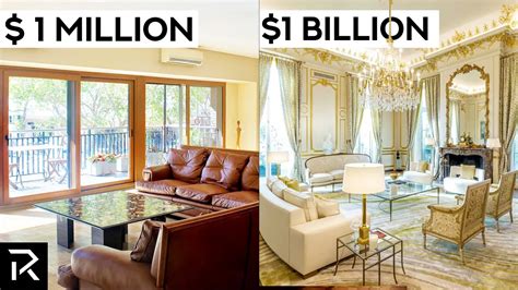 1 Million Vs 1 Billion Dollar Apartments Youtube