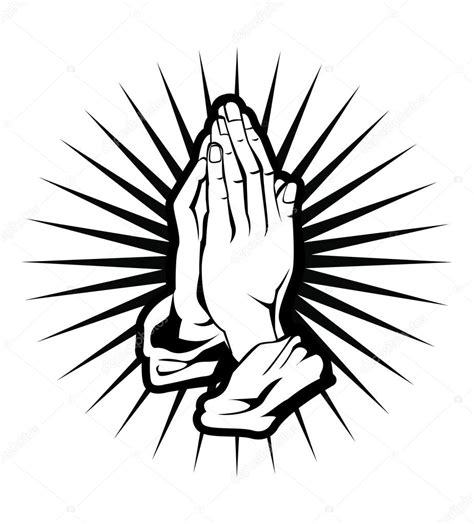 Illustration Of Praying Hand Stock Vector Indomercy2012 35288011